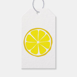 Lemon Gift Tags & Gift Enclosures | Zazzle