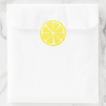 Summer Citrus Lemon Stickers | Zazzle