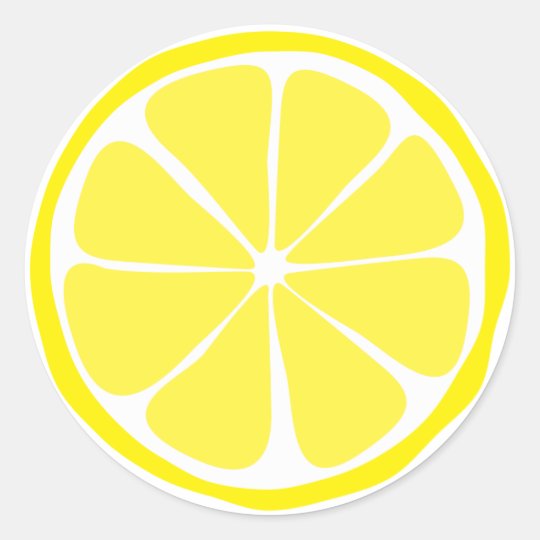 Summer Citrus Lemon Stickers | Zazzle.com