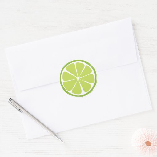 Summer Citrus Lime Stickers | Zazzle
