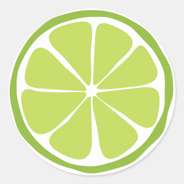 Summer Citrus Lime Stickers | Zazzle