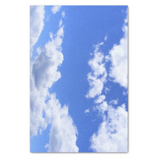 Summer Clouds Tissue Paper | Zazzle