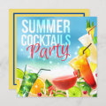 Summer Cocktail Mixer Party Invitation | Zazzle