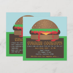 Summer Cookout Party Invitation | Zazzle