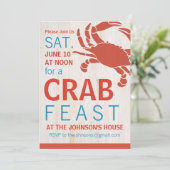Summer Crab Feast Party Invite | Zazzle