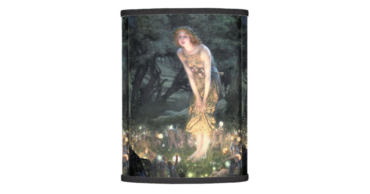 Summer Eve by Pre-Raphaelite Edward Robert Hughes Lamp Shade | Zazzle