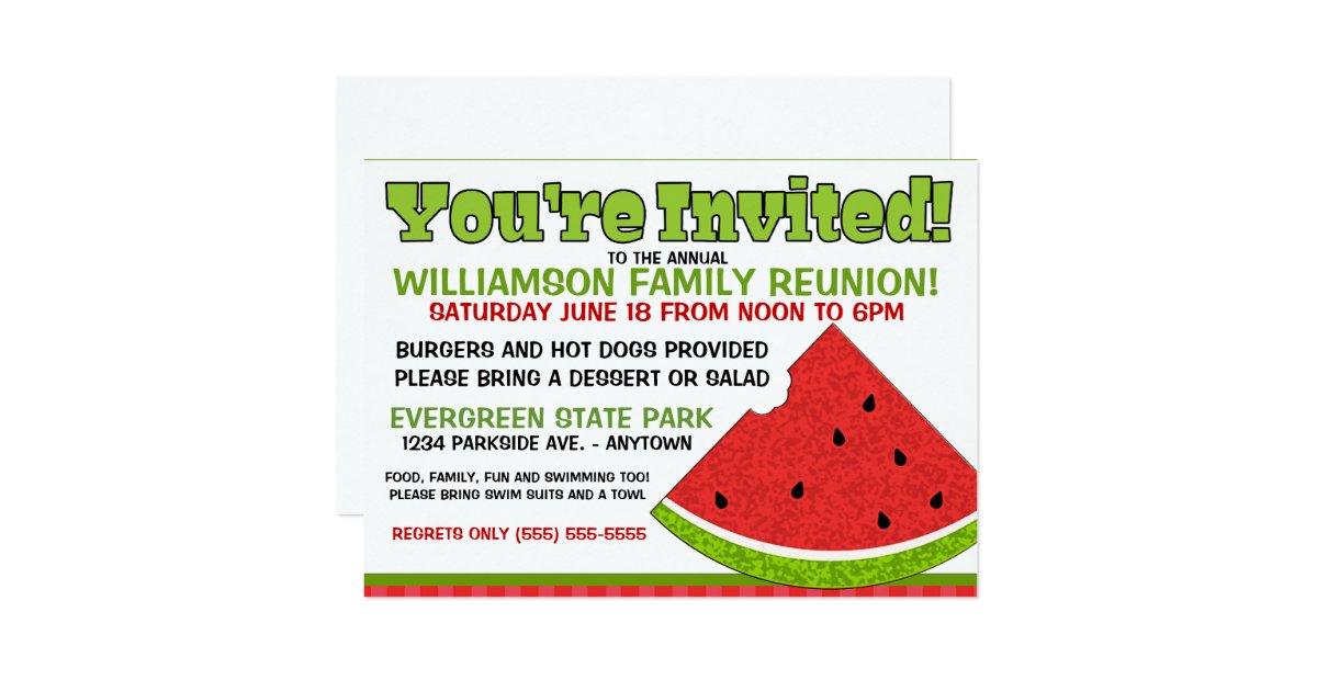 Family Vacation Invitation Wording Ideas