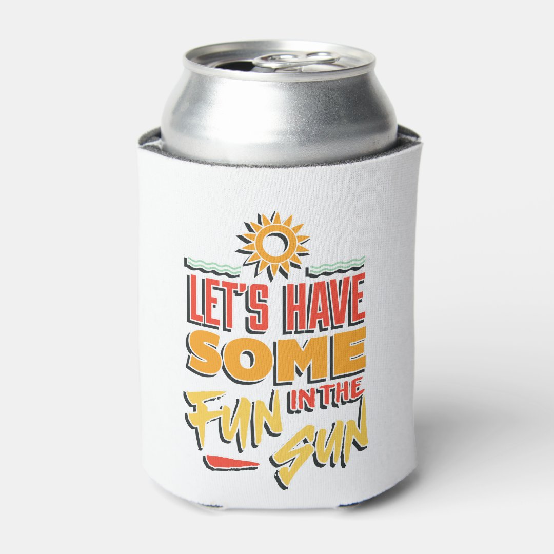 summer fun can cooler | Zazzle