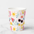 Summer Fun Pool Party Paper Cups | Zazzle