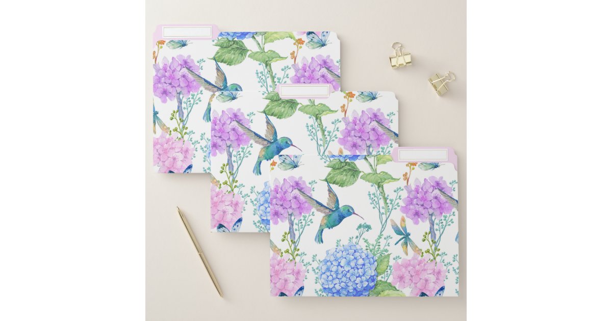 Summer Gardens File Folders | Zazzle