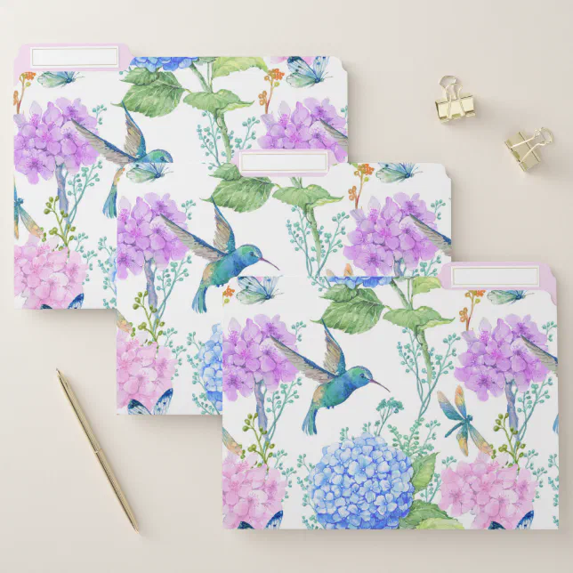 Summer Gardens File Folders | Zazzle