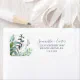 Summer Greenery Return Address Label | Zazzle
