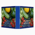 Summer Harvest vegetables Fruit Binder | Zazzle