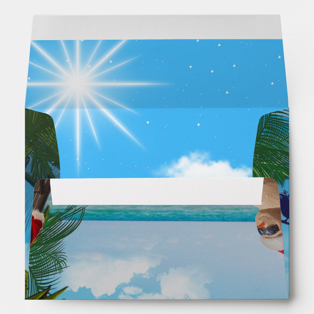 Summer Holiday Fantasy Envelope | Zazzle