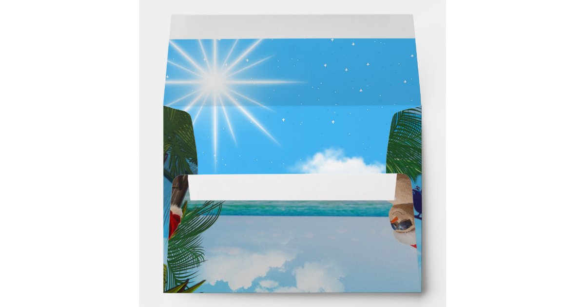 Summer Holiday Fantasy Envelope | Zazzle