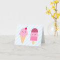 Summer Ice Cream Treats Card | Zazzle