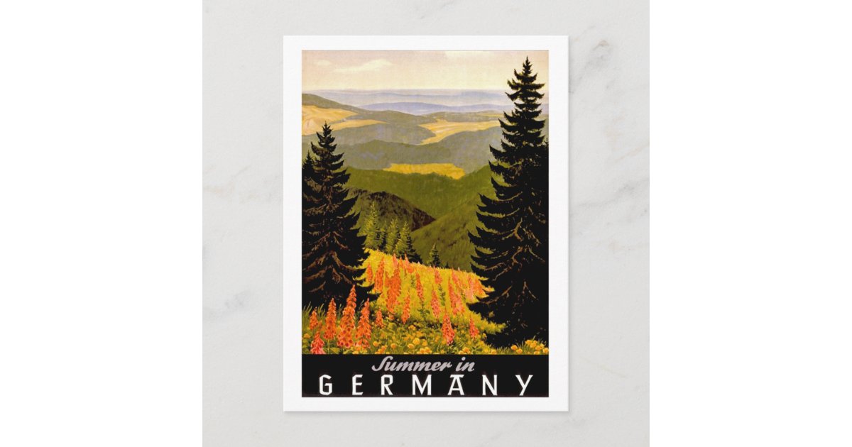 Summer in Germany Postcard | Zazzle