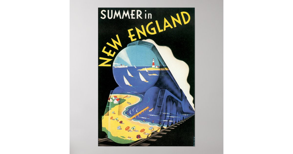 Summer in New England Poster | Zazzle
