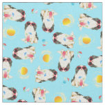 I Love my Japanese Chin Fabric | Zazzle.com