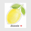 Summer Lemon Sticker - cut teacher gift | Zazzle