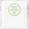 Summer Lemonade Pop By Classic Round Sticker | Zazzle