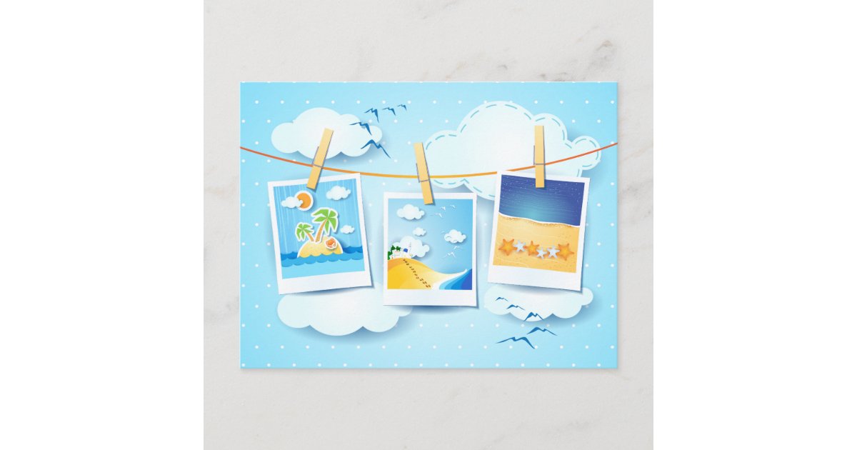 Summer memories, postcard | Zazzle