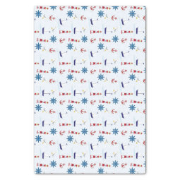 Summer Nautical Tissue Paper | Zazzle