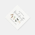 Summer Neutrals Personalized Bachelorette Party Napkins | Zazzle