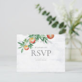 Summer orchard bountiful fruit, RSVP card | Zazzle