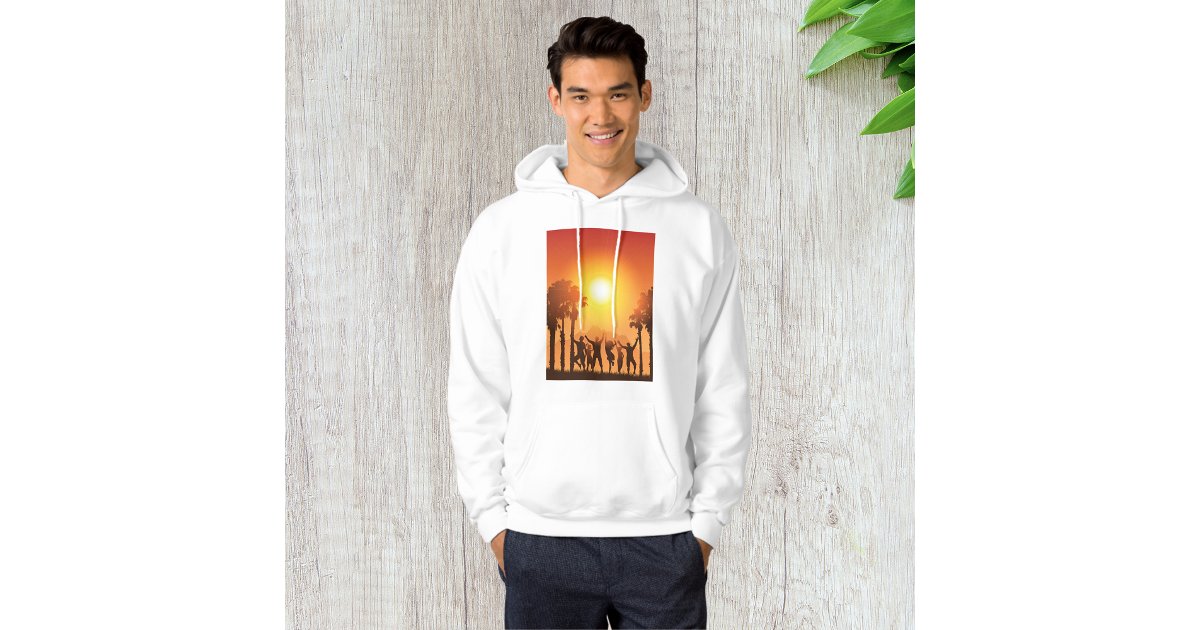 Summer Party Dancing Mens Hoodie | Zazzle