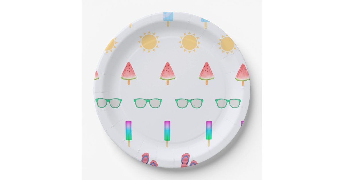 Summer Party Plates | Zazzle