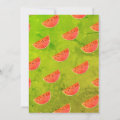 Summer Party Watermelon Bash Invitation | Zazzle