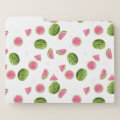 Summer Pink & Green Watermelon Pattern File Folder | Zazzle
