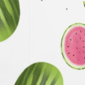 Summer Pink & Green Watermelon Pattern Wallpaper | Zazzle