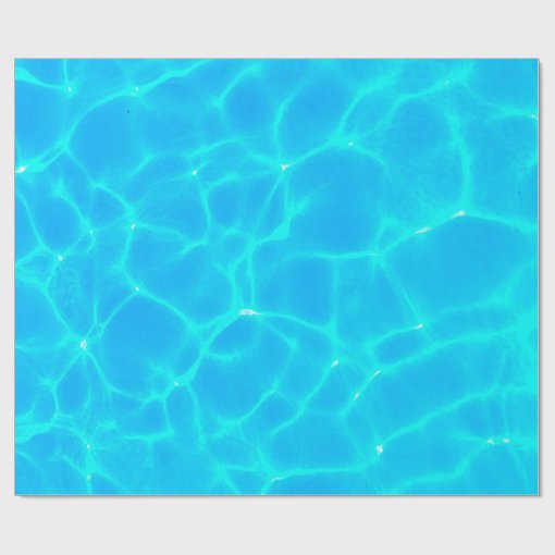 Summer Pool Birthday Party Wrapping Paper | Zazzle