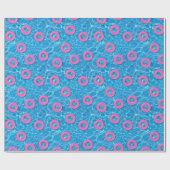 Summer Pool Party Pink Swimming Pool Floats Wrapping Paper | Zazzle
