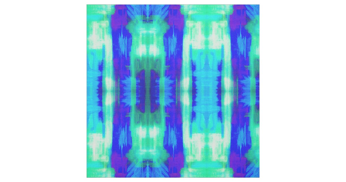 Summer River Abstract Fabric | Zazzle.com