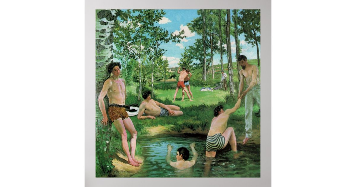 Summer Scene, Frederick Bazille Poster | Zazzle