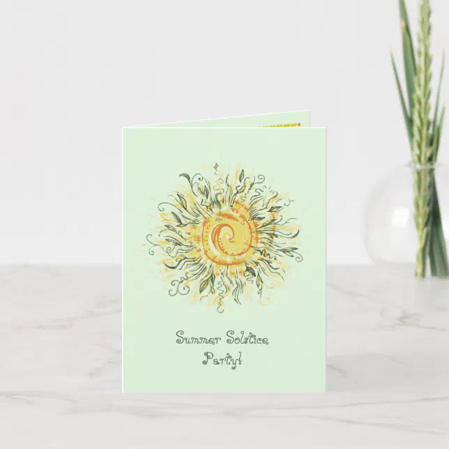 Summer Solstice Party Invitation | Zazzle