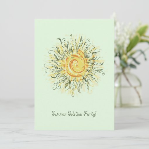 Summer Solstice Party Invitation | Zazzle