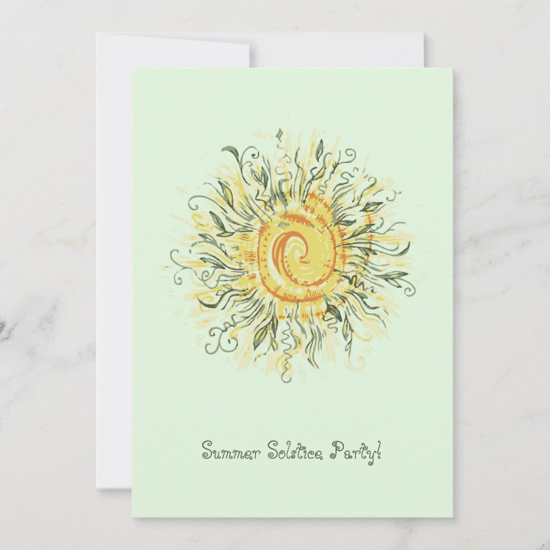 Summer Solstice Party Invitation | Zazzle