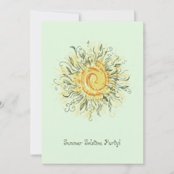 Summer Solstice Party Invitation | Zazzle