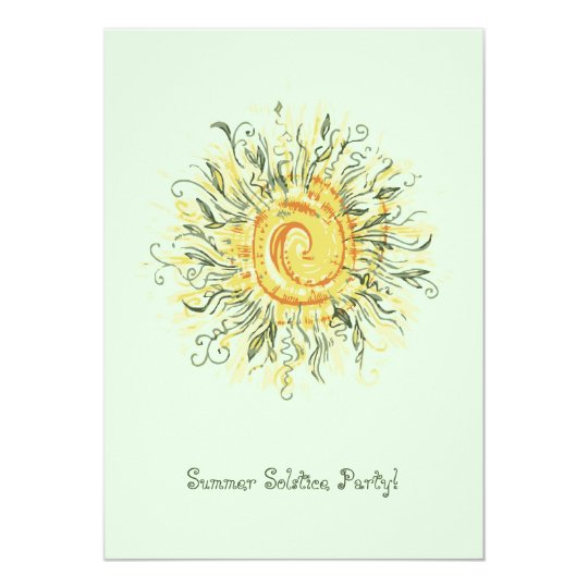 Summer Solstice Party Invitation | Zazzle.com