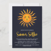 Summer Solstice Party Sun Invitation | Zazzle