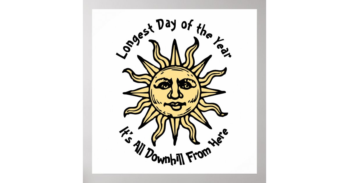 Summer Solstice Poem Poster | Zazzle