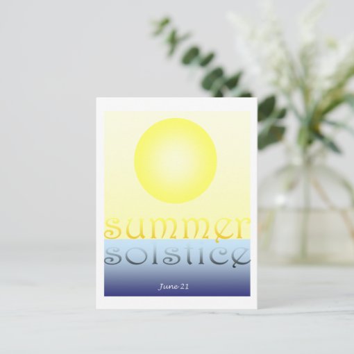 Summer Solstice Postcard | Zazzle