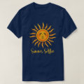 Summer Solstice Sun Typography T-Shirt | Zazzle