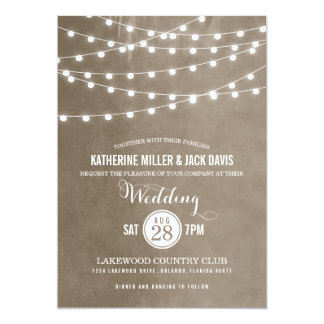Backyard Wedding Invitations & Announcements | Zazzle