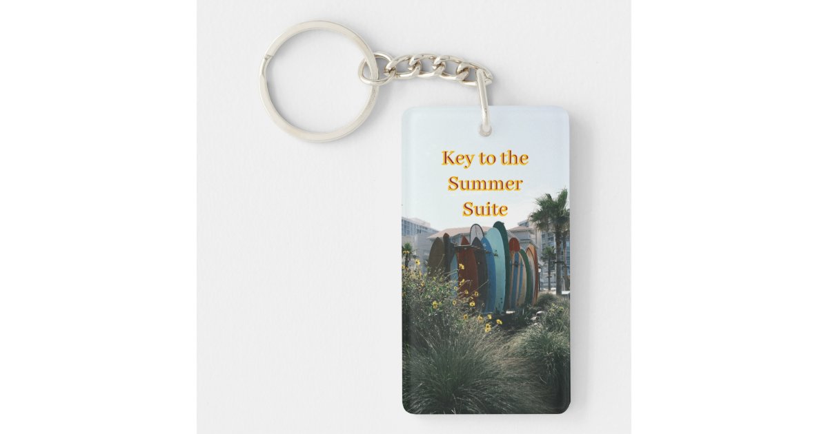 Summer Suite Key Keychain | Zazzle