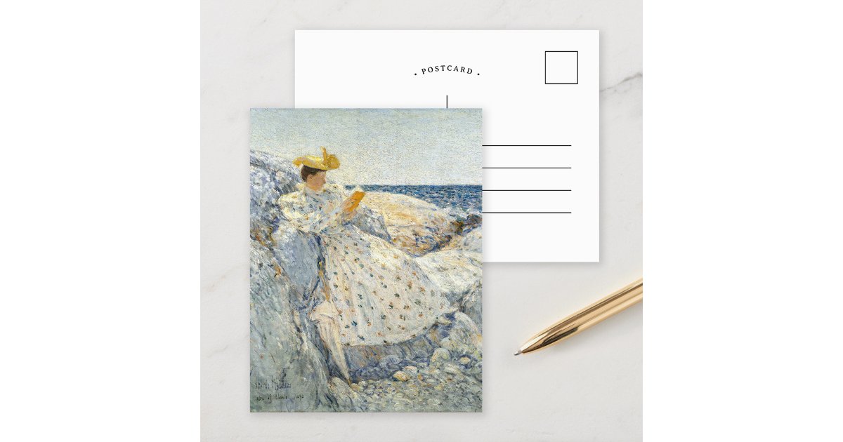 Summer Sunlight | Childe Hassam Postcard | Zazzle